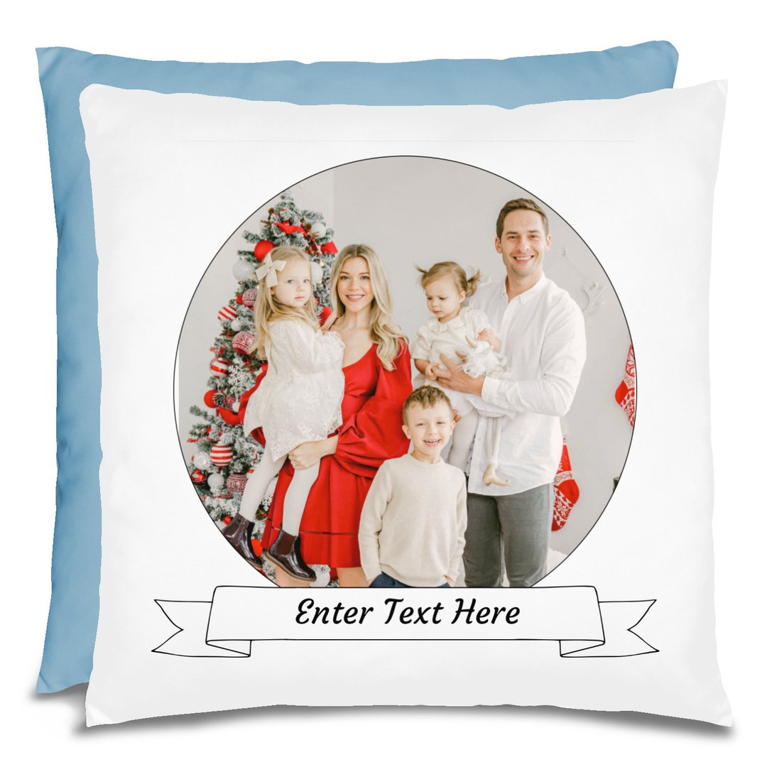 Personalized Family Photo Pillow - Custom Pillow - Personalized Pillow ...