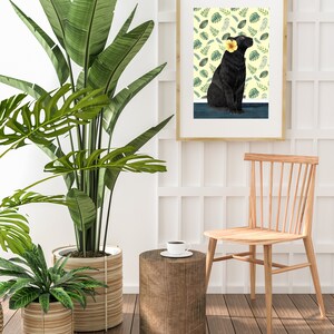 Panther Art Print, Jungle Illustration, Animal Wall Art, Safari Animals ...