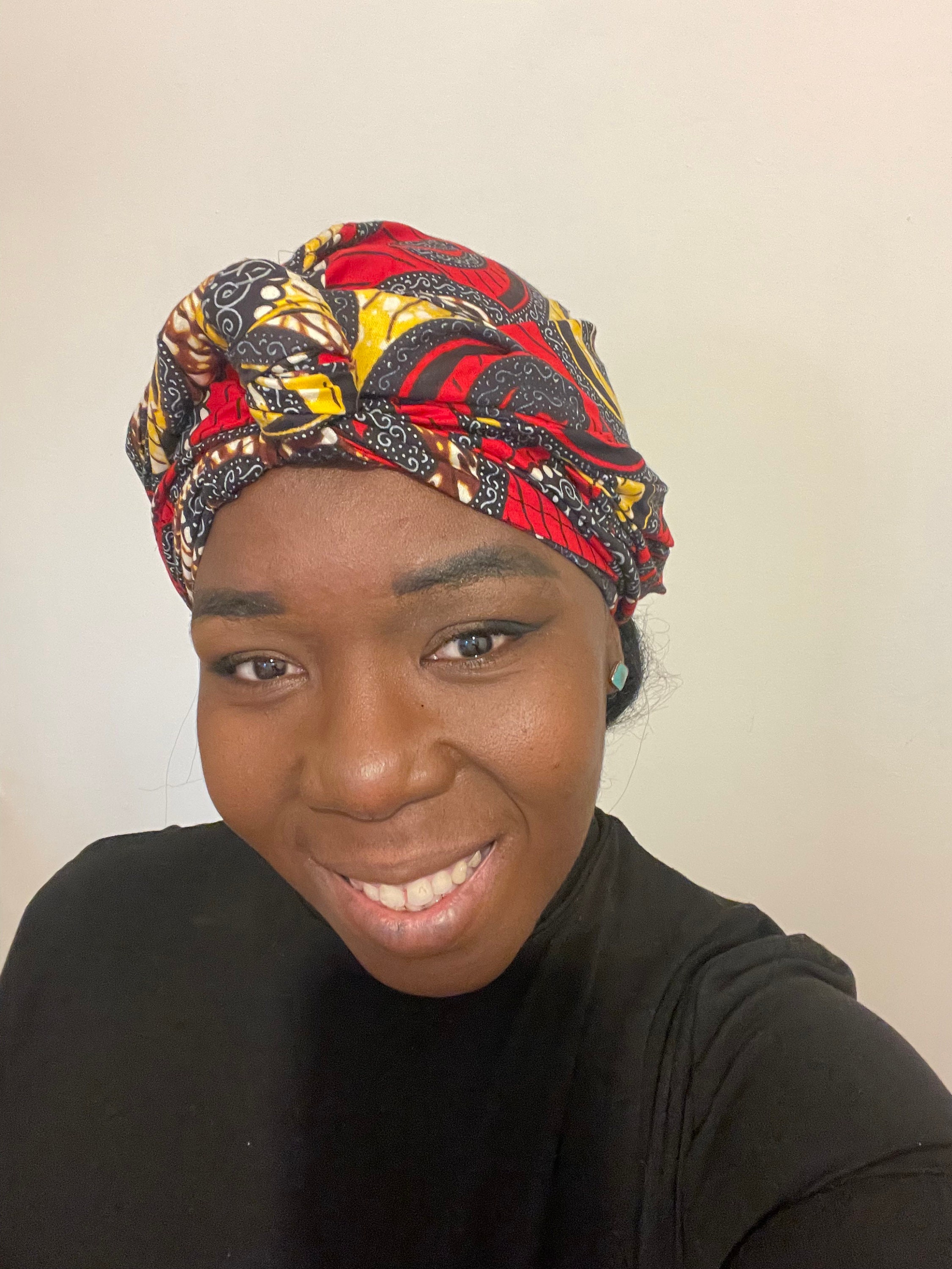 New Pre-shaped TURBAN Made With African Fabrics - Etsy