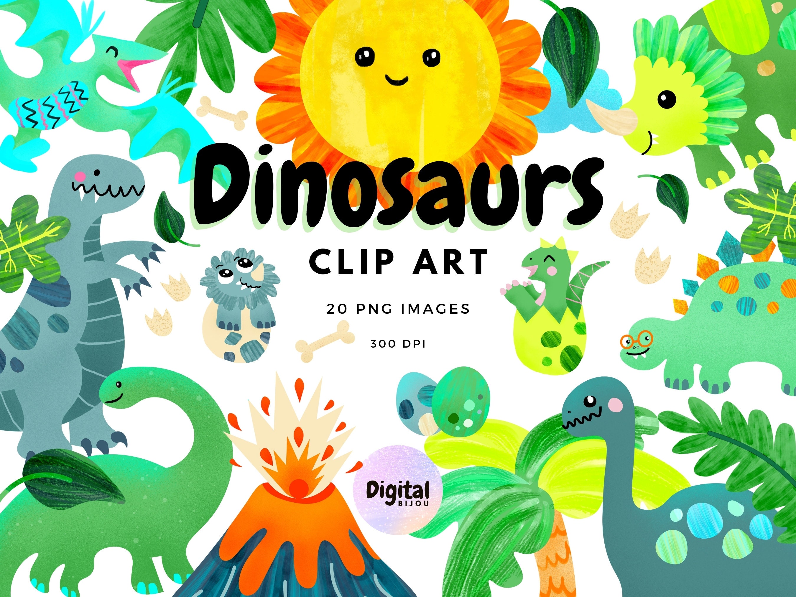 Baby Stegosaurus Clipart
