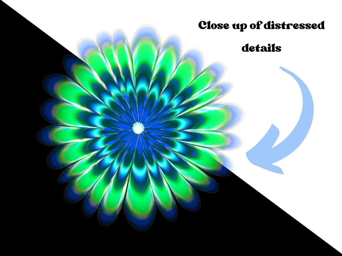 Psychedelic Daisies Clipart, 70's Retro Clipart, Esoteric Flowers ...