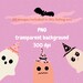 Cute Halloween Clipart- Pink Ghosts, Halloween Pumpkins, Bats, Spider ...