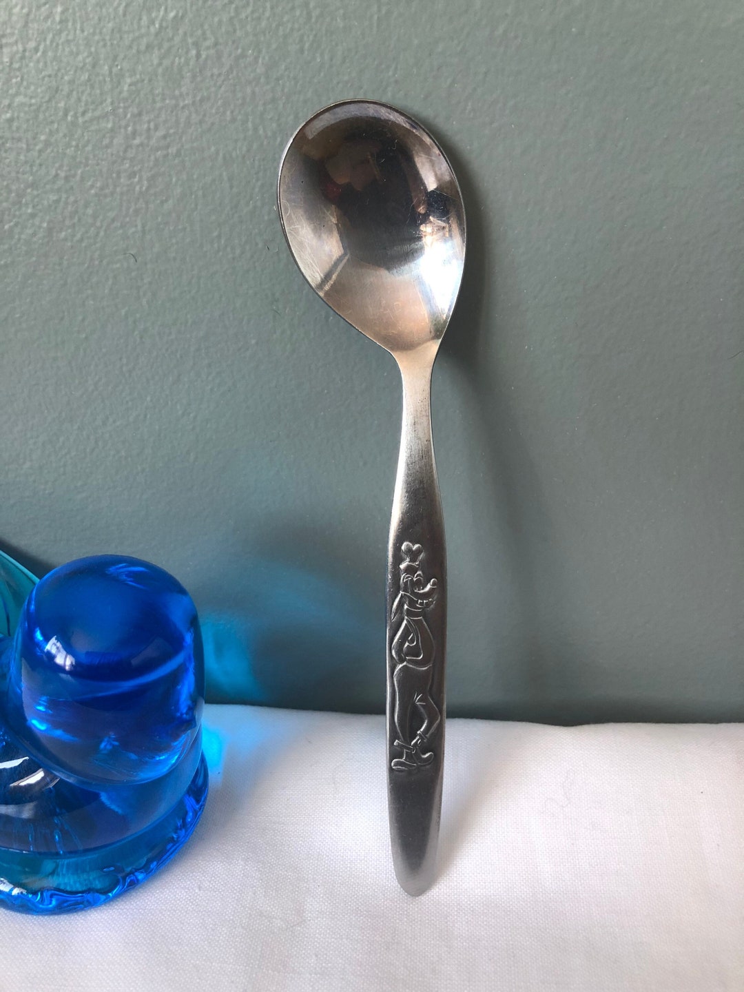 Vintage Walt Disney Production by Bonny Goofy Baby Spoon (made in Japan ...