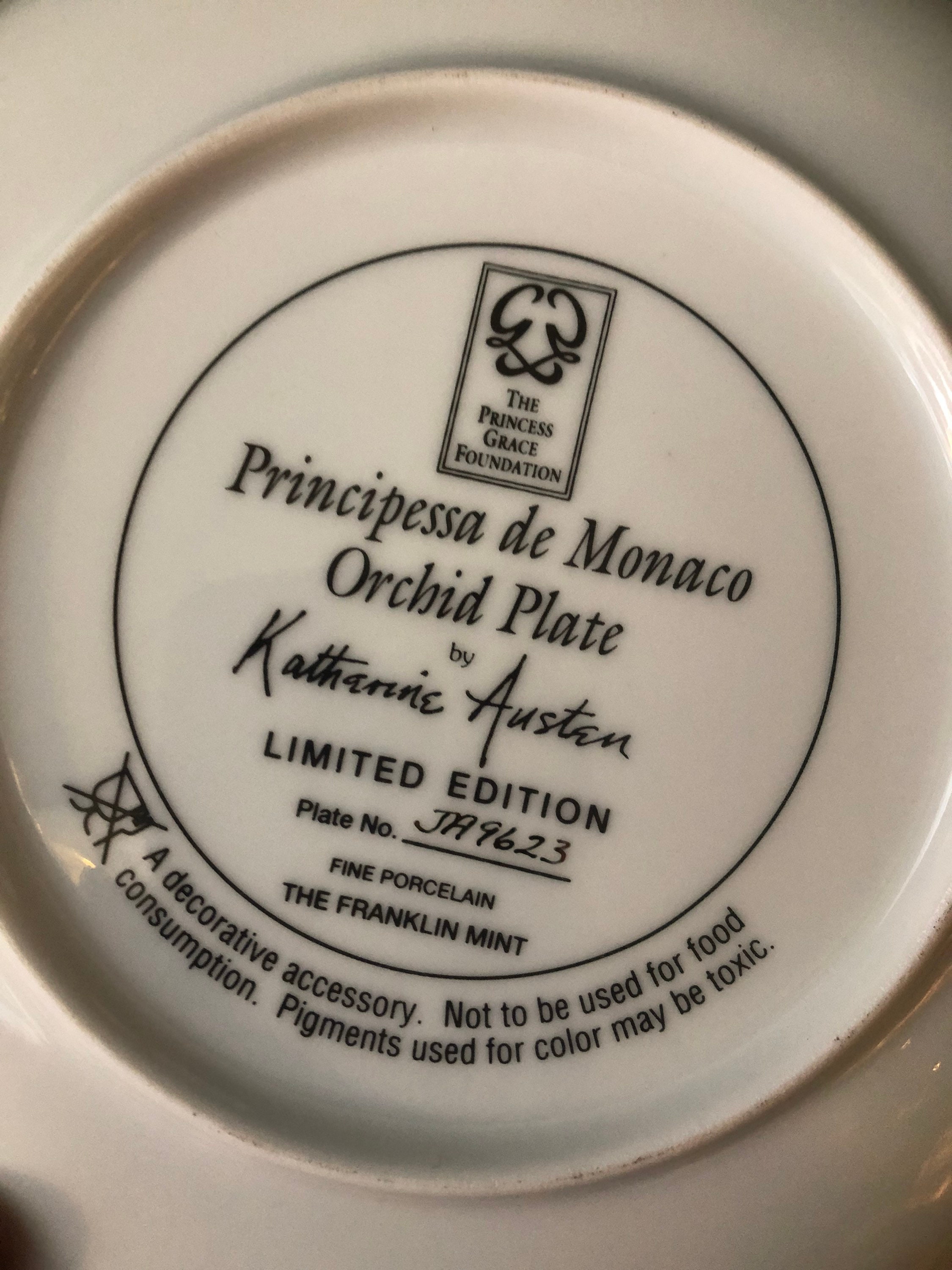 Franklin Mint - Principessa De Monaco Plate by Katherine Austen Limited ...