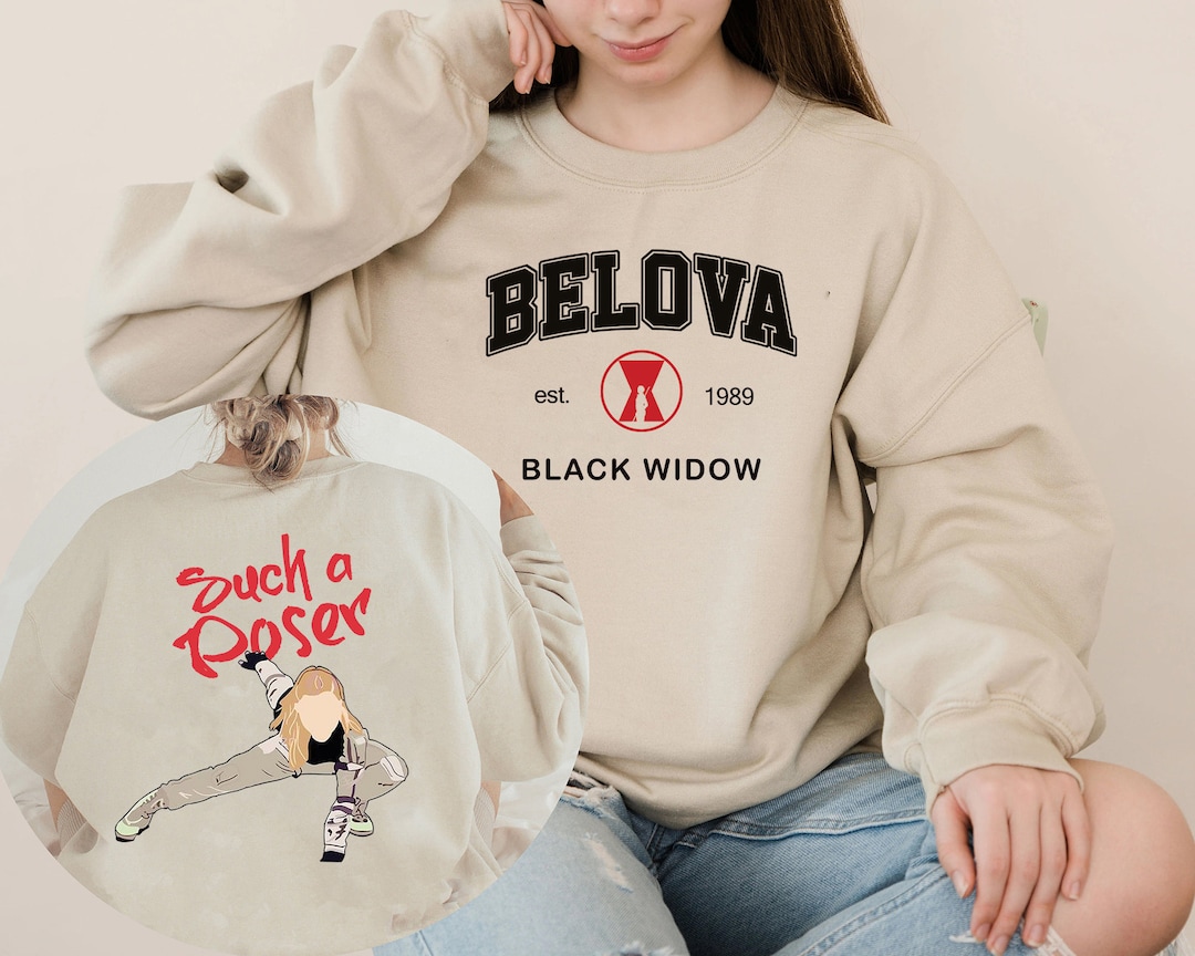 Printed 2 Sides Yelena Belova Sweatshirt, Black Widow Shirt, Such A ...