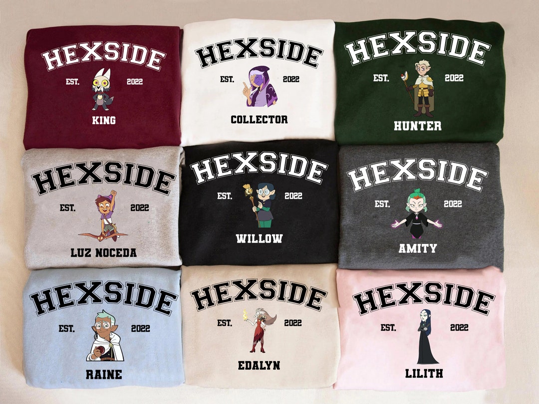 All Characters the Owl House Shirt Disney Hexside School of - Etsy