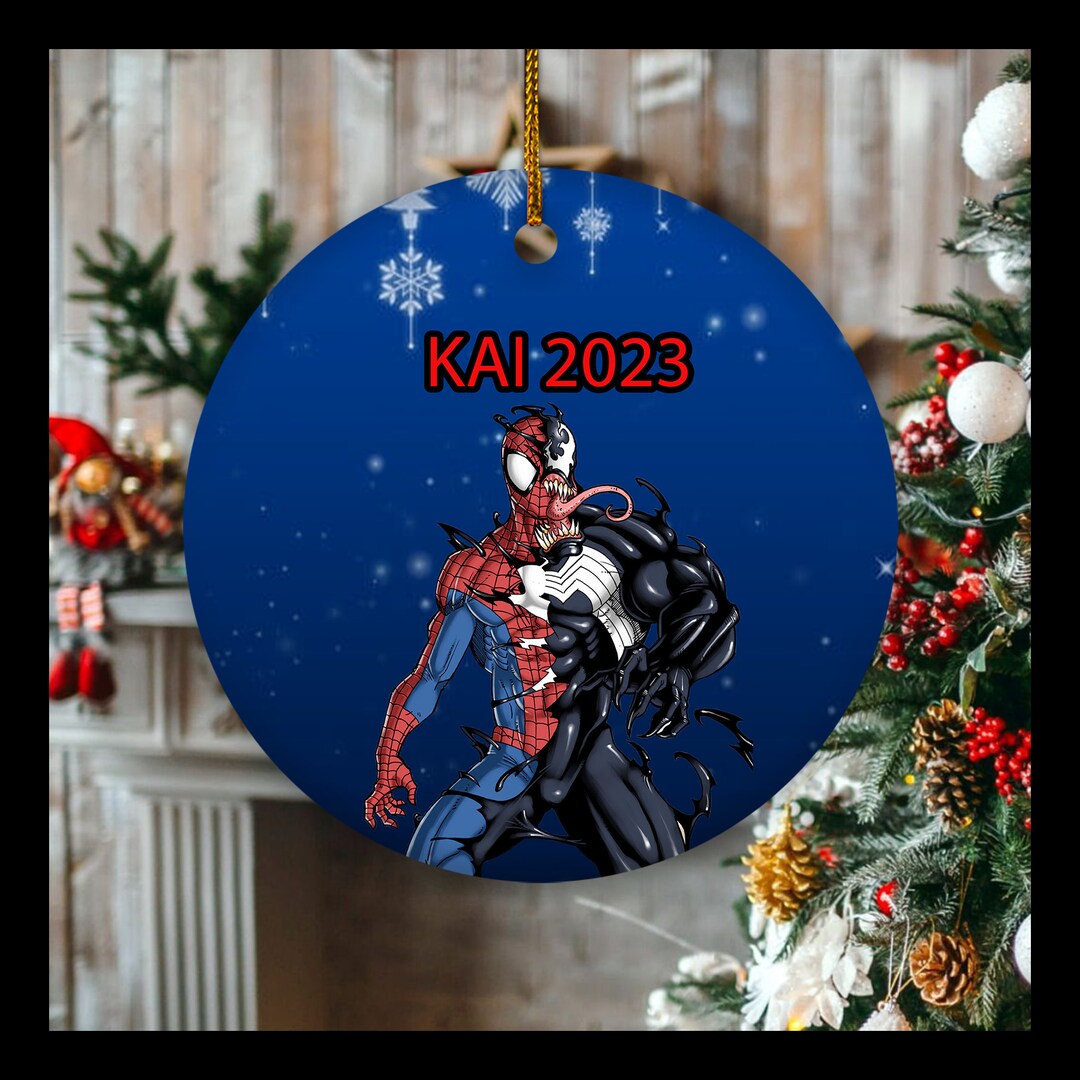 Personalized Venom Christmas Ornament Venom Gift Spiderman - Etsy