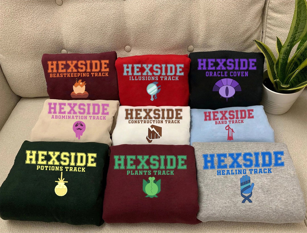 The Owl House All Team Sweatshirt, Hexside Oracle Track Shirt, Hexside ...