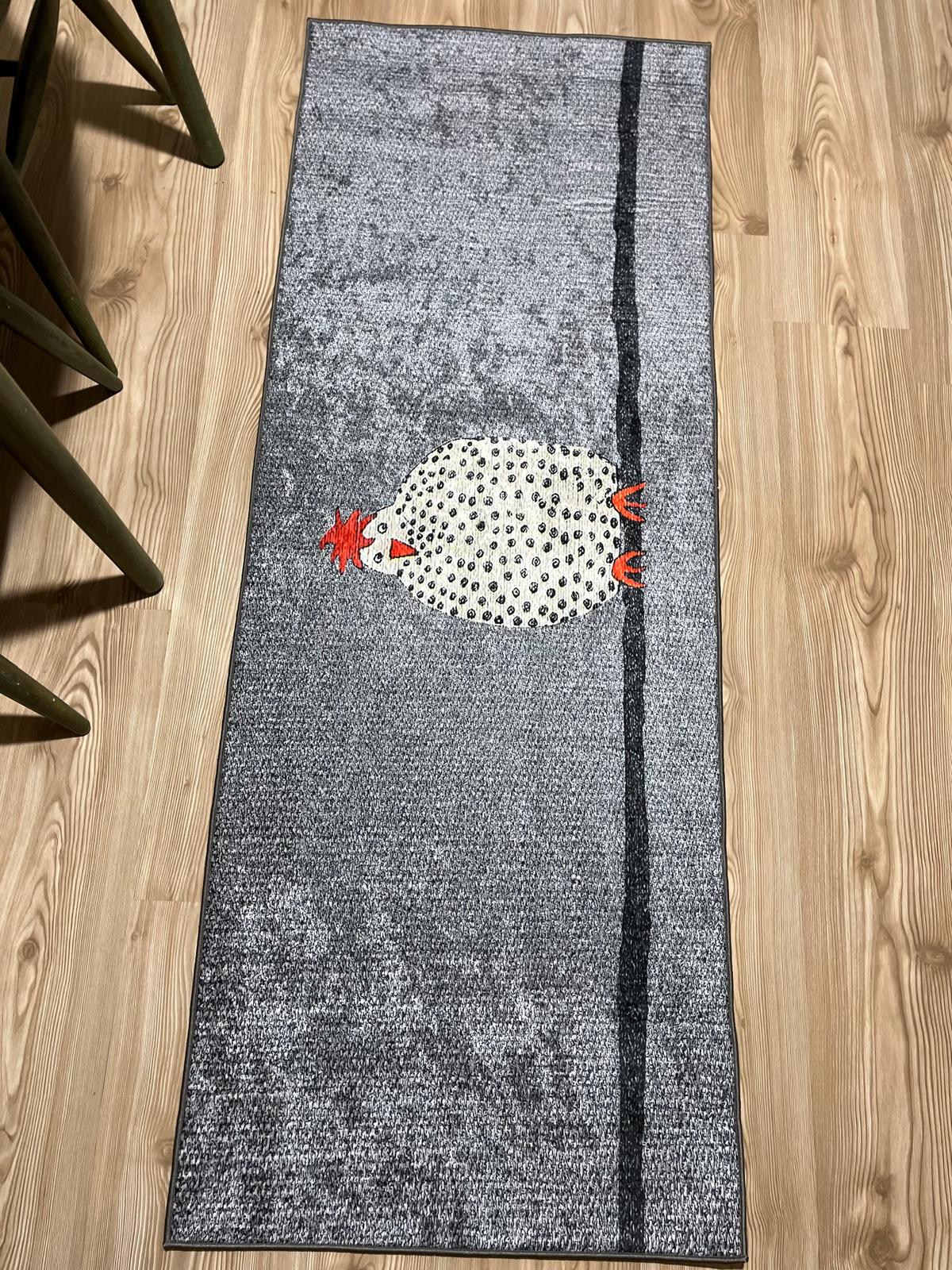 Chickens Themed Kitchen Rug - Machine Washable Kitchen Mat - Decorative ...