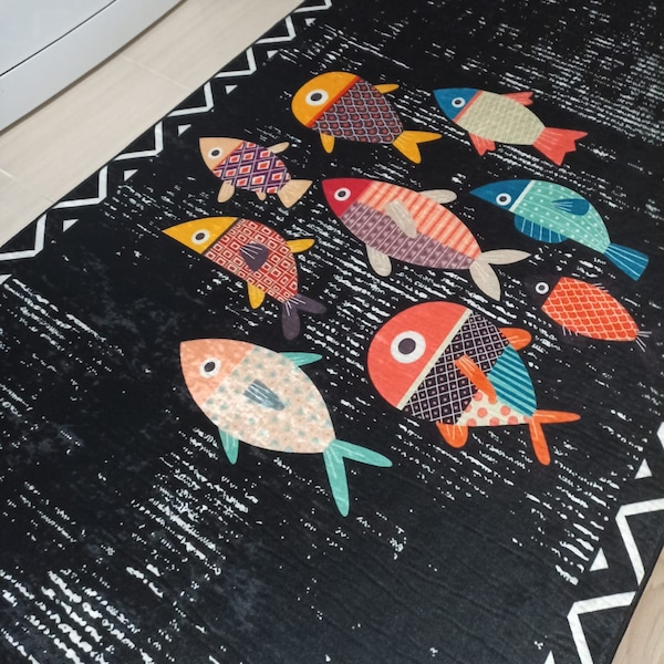 Fish Rug - Etsy