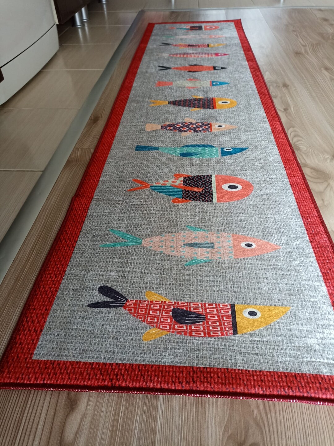 Fish Kitchen / Laundry Rug Non Slip Washable Runner Carpet Mat - Etsy