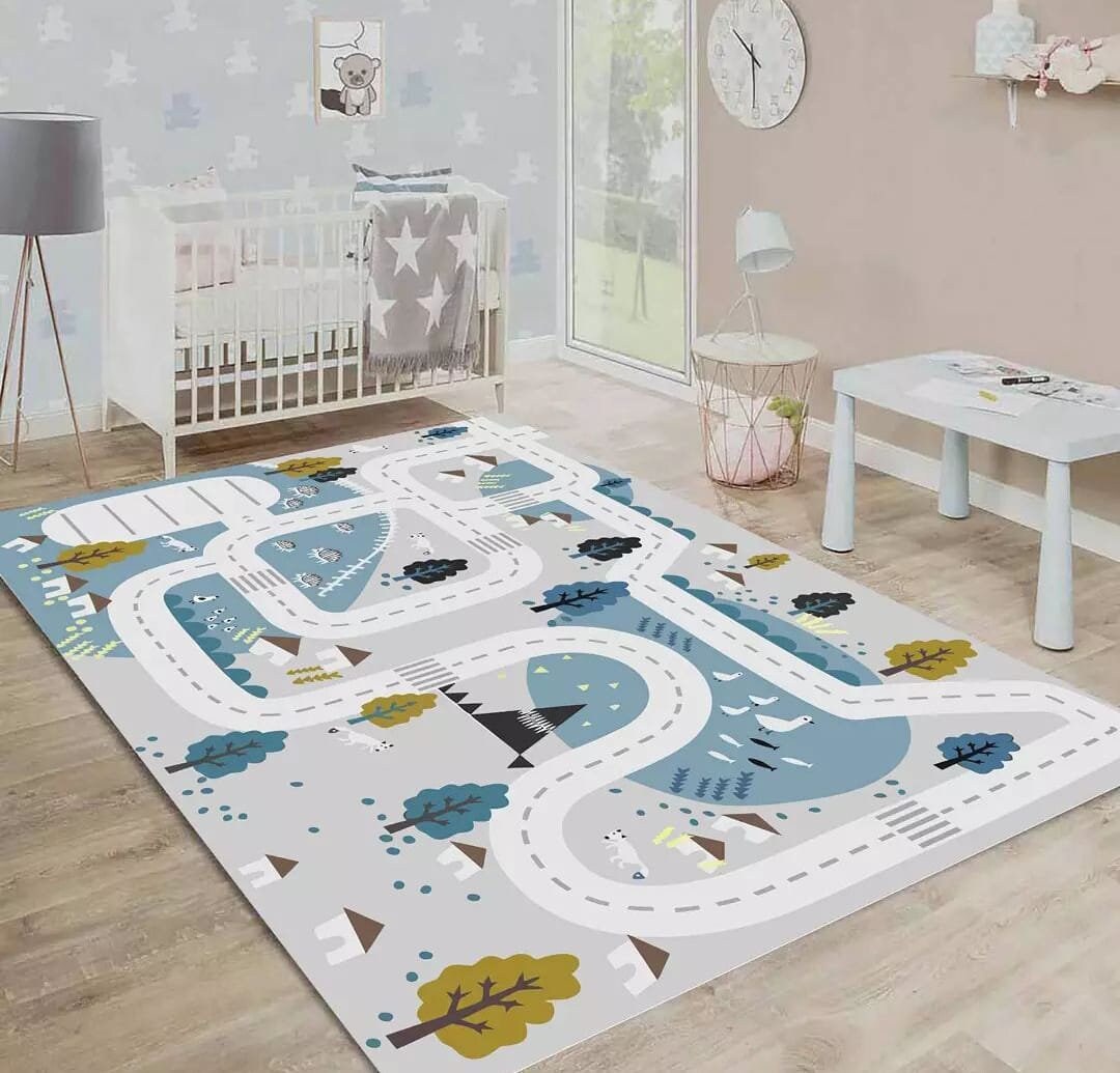 Machine Washable Non-slip Kids Carpet - Etsy