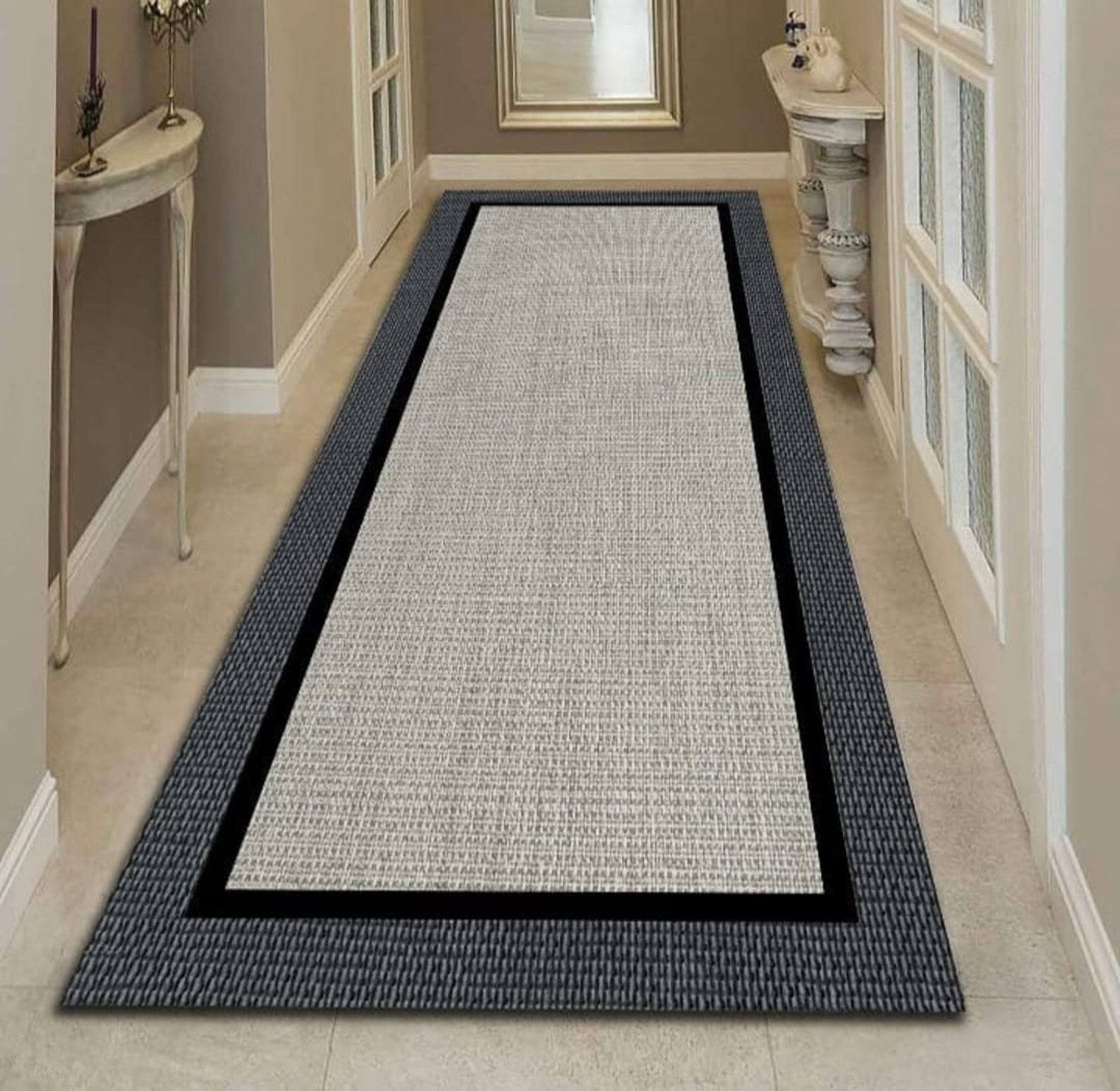 Entry Hallway Long Runner Entrance Area Rug Mat Carpet / Washable - Etsy