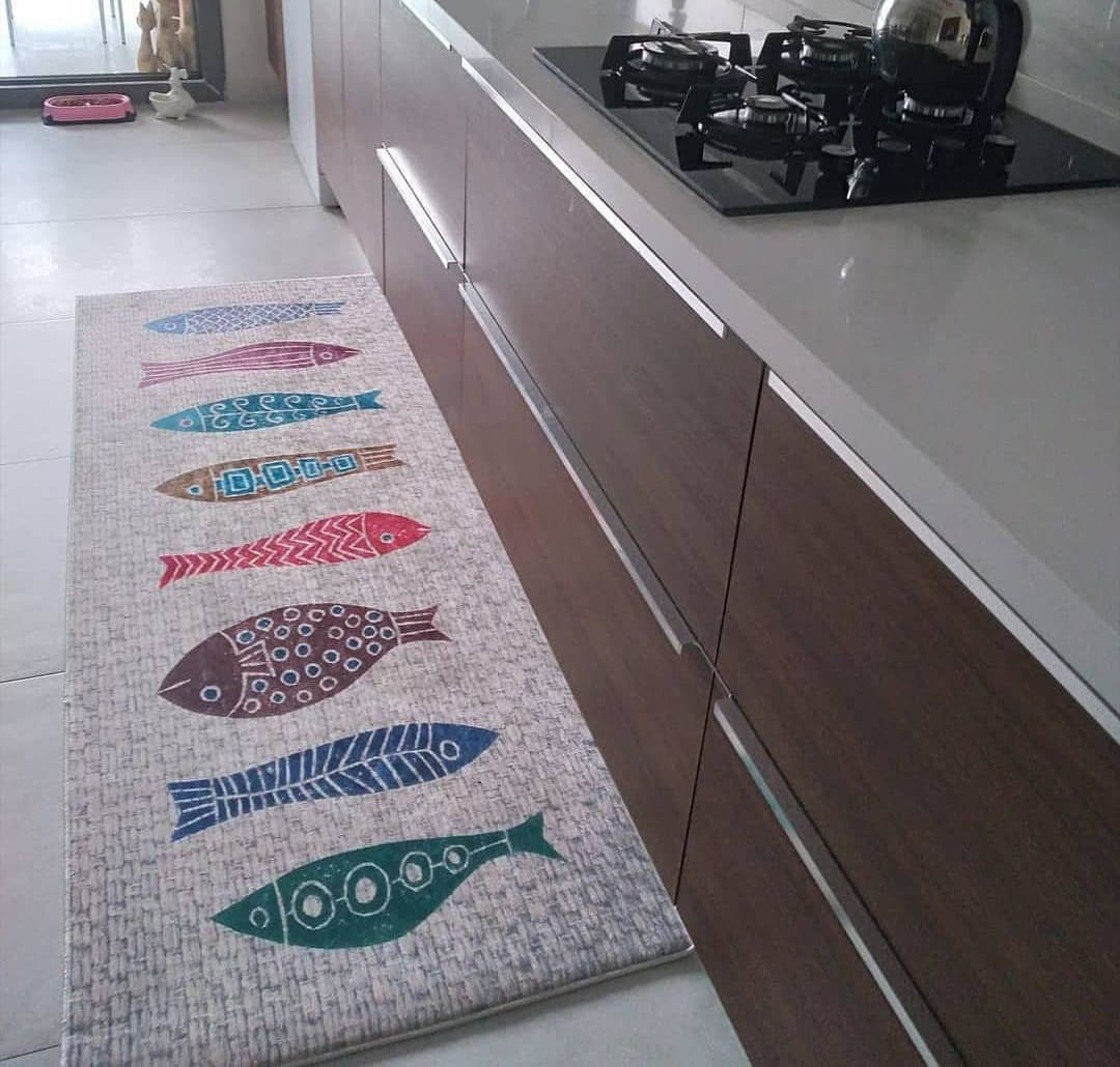 Non Slip Washable Fish Kitchen Rug Runner Carpet Mat - Etsy