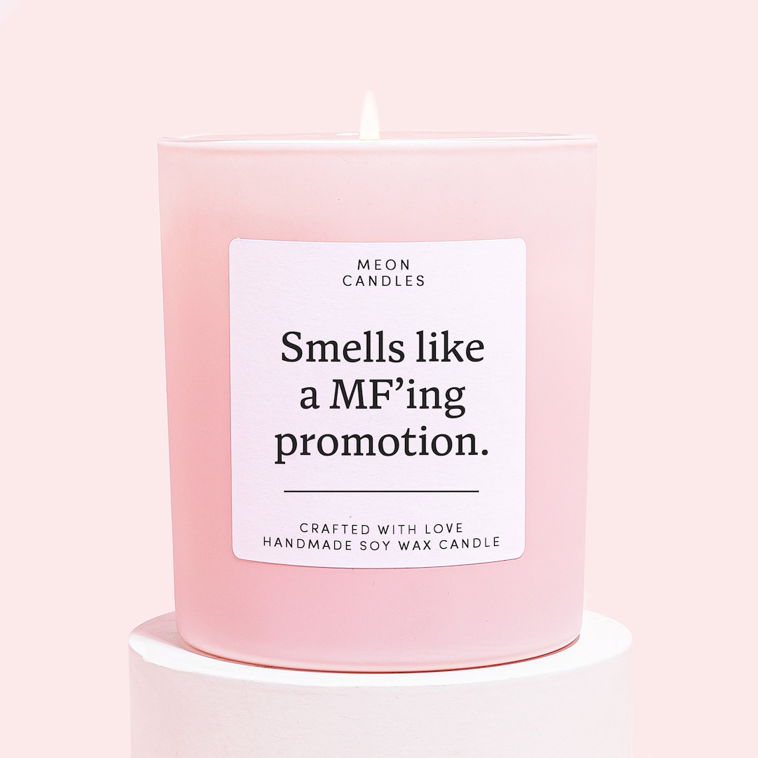 Promoted Candle Gift for a Promotion Coworker Promotion Soy Wax Candle ...