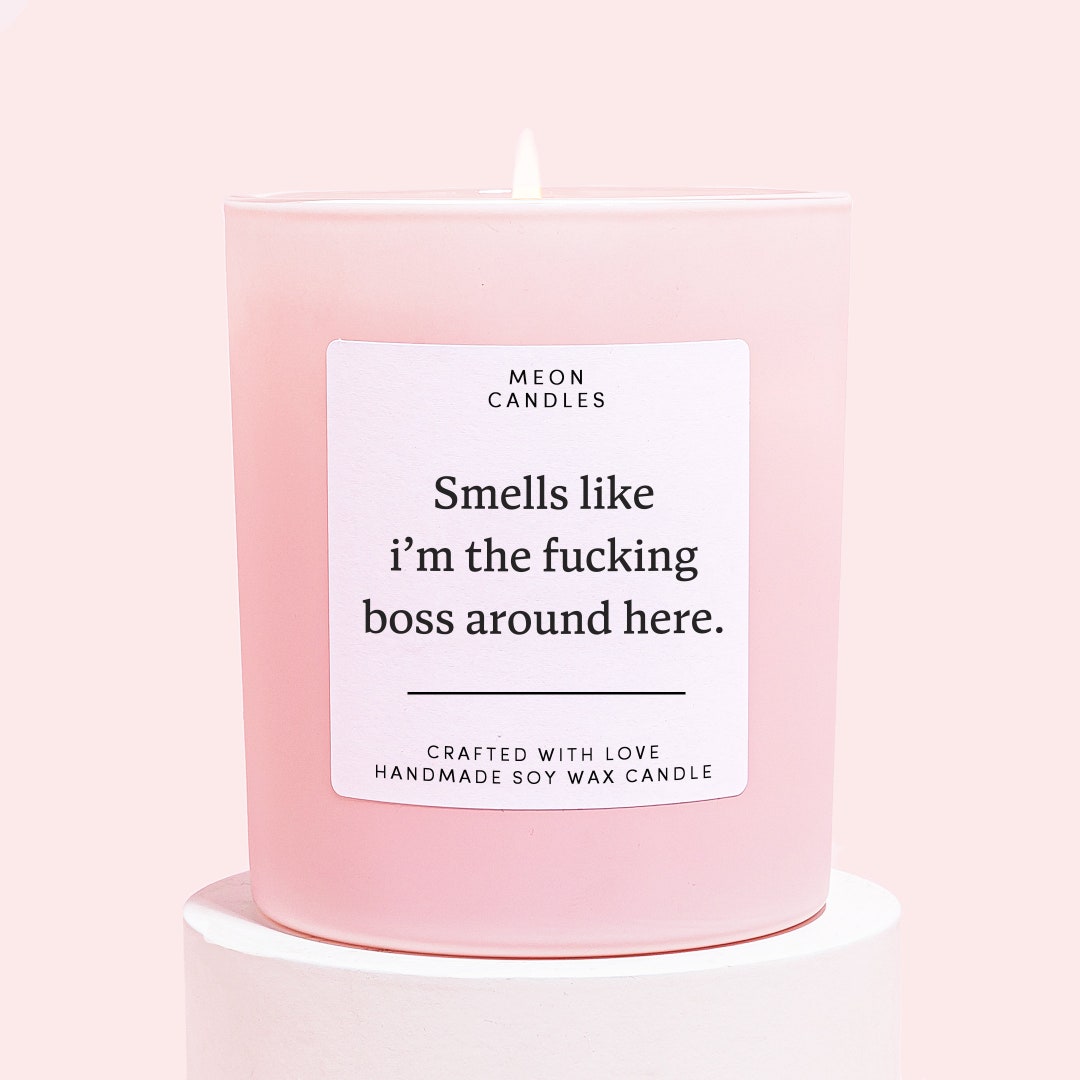 Promotion Candle for Friends Funny Boss Lady Candle Scented Candle ...