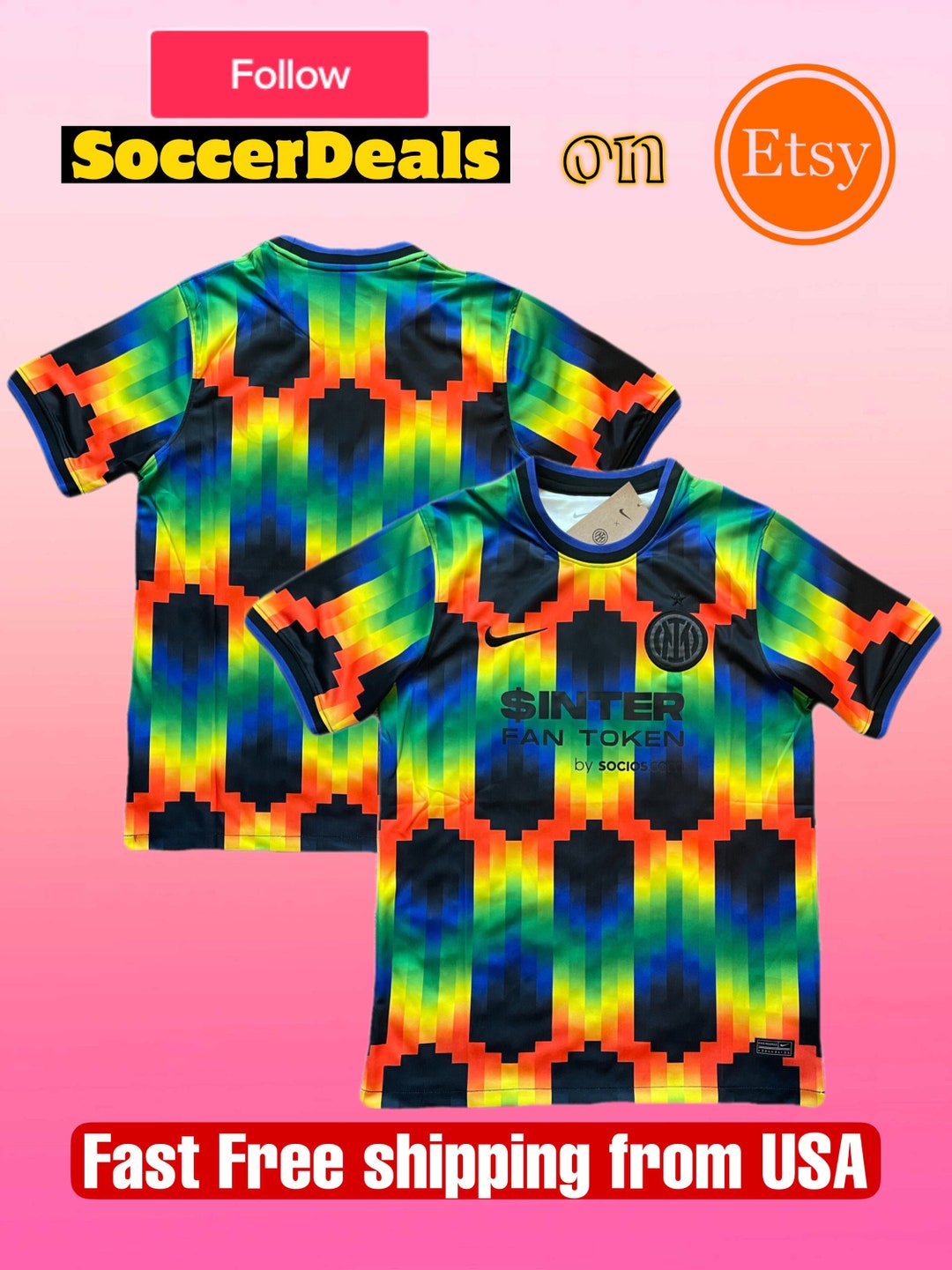LGBTQ Rainbow Equality Pride Month Jersey Soccer FITTED Shirt NEW - Etsy