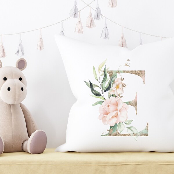 Initial Cushion - Etsy