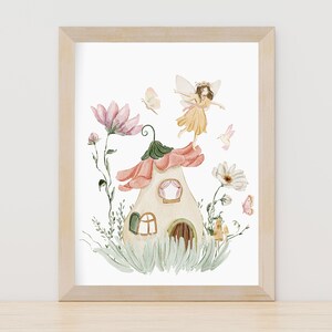 Set of 3 Fairy Garden Prints, Kids Fairy Prints, Nursery Wall Art ...