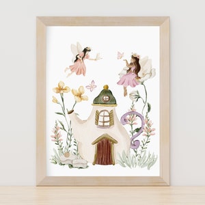 Set of 3 Fairy Garden Prints, Kids Fairy Prints, Nursery Wall Art ...