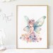 Fairy Garden Print, Kids Fairy Prints, Nursery Wall Art, Nursery Fairy ...