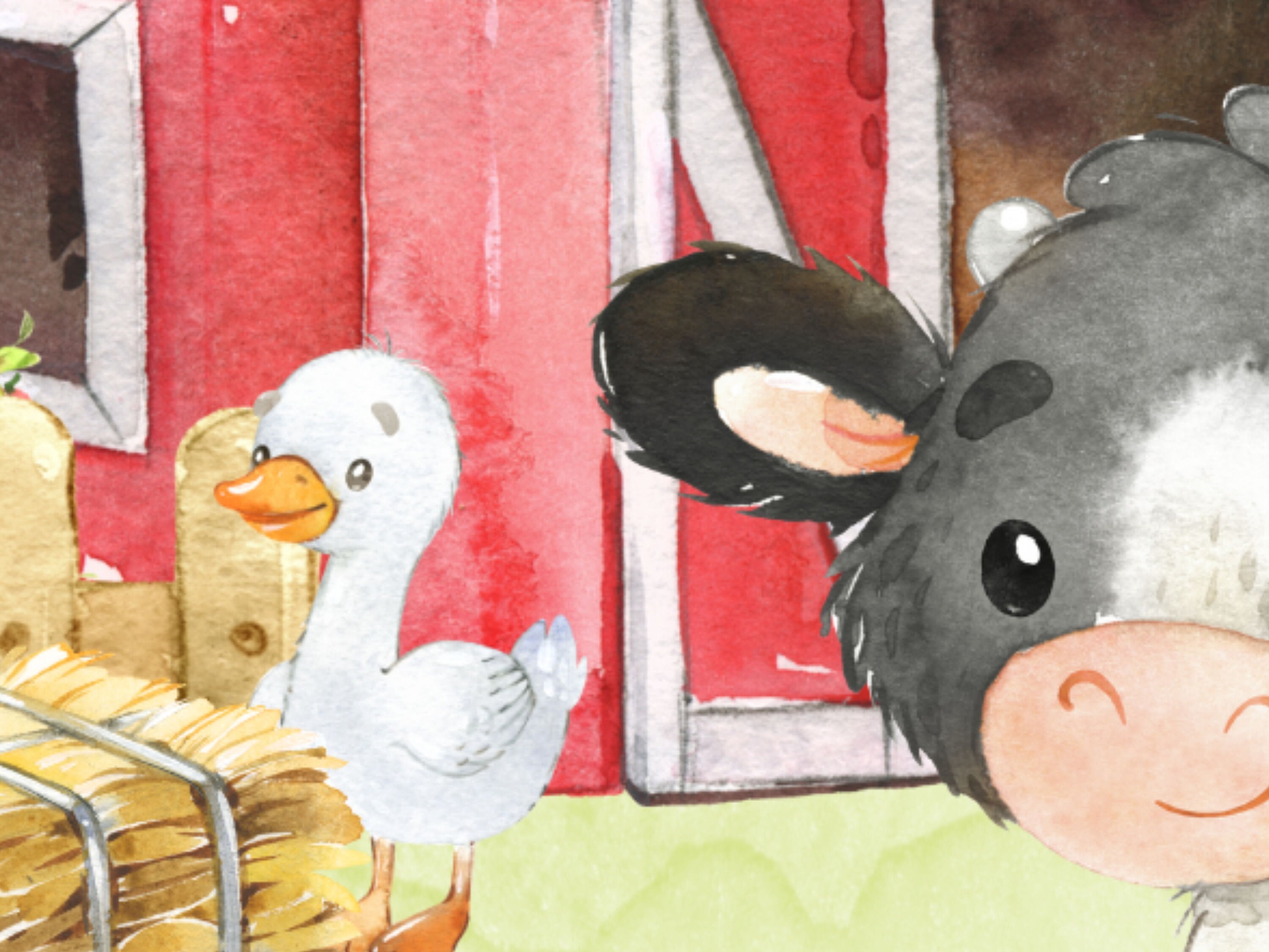 Farm Animal Prints, Nursery Wall Art, Nursery Farm Decor, Barnyard ...