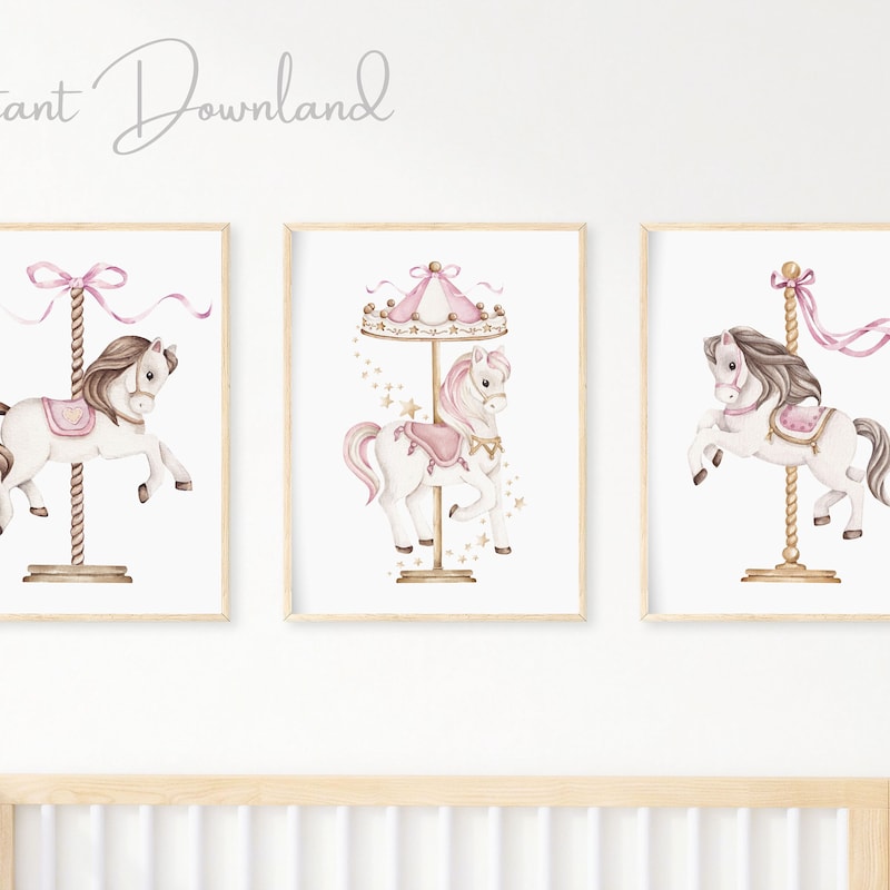 Carousel Print - Etsy