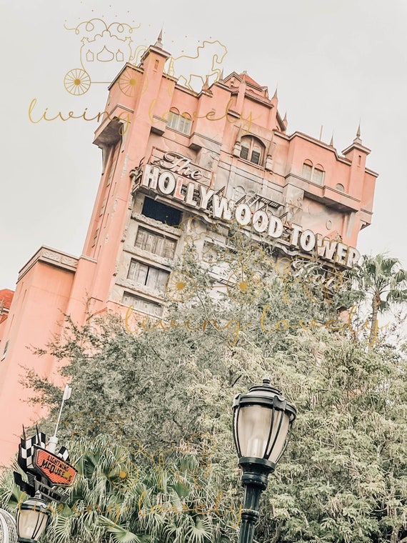 WDW Hollywood Studios Tower of Terror Art Print - Etsy