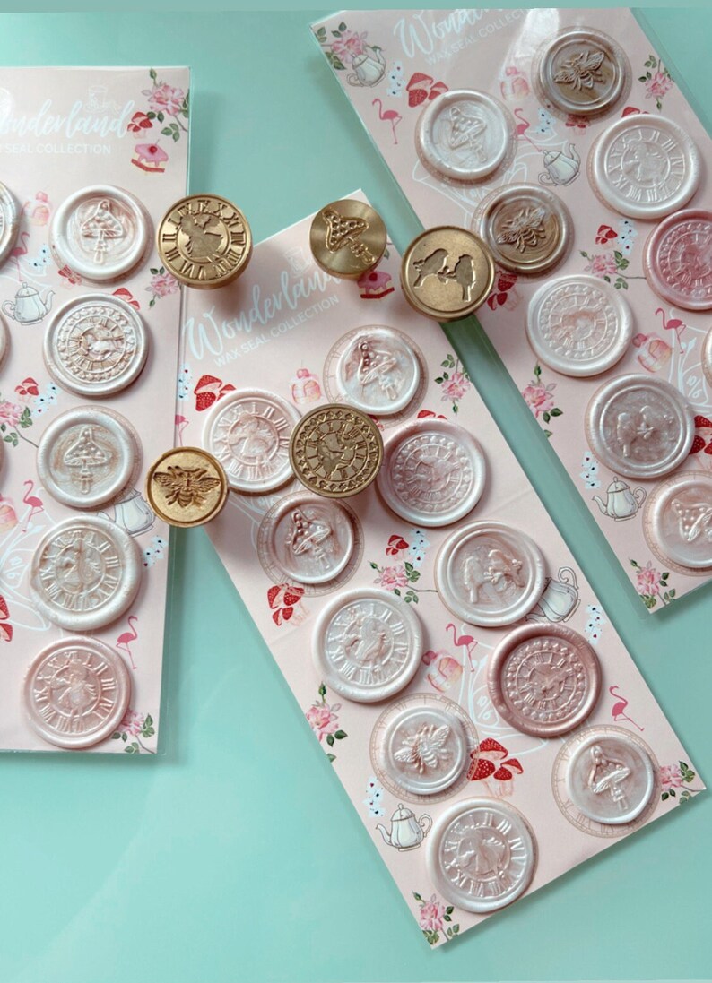 Alice in Wonderland Wax Seal Stamp Collection - Etsy