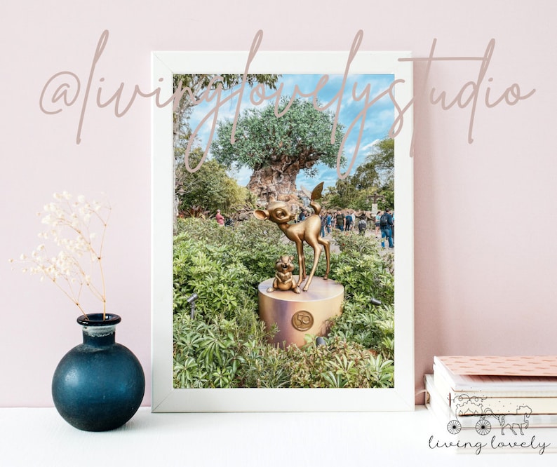 Bambi and Thumper Animal Kingdom Tree of Life Digital Art - Etsy