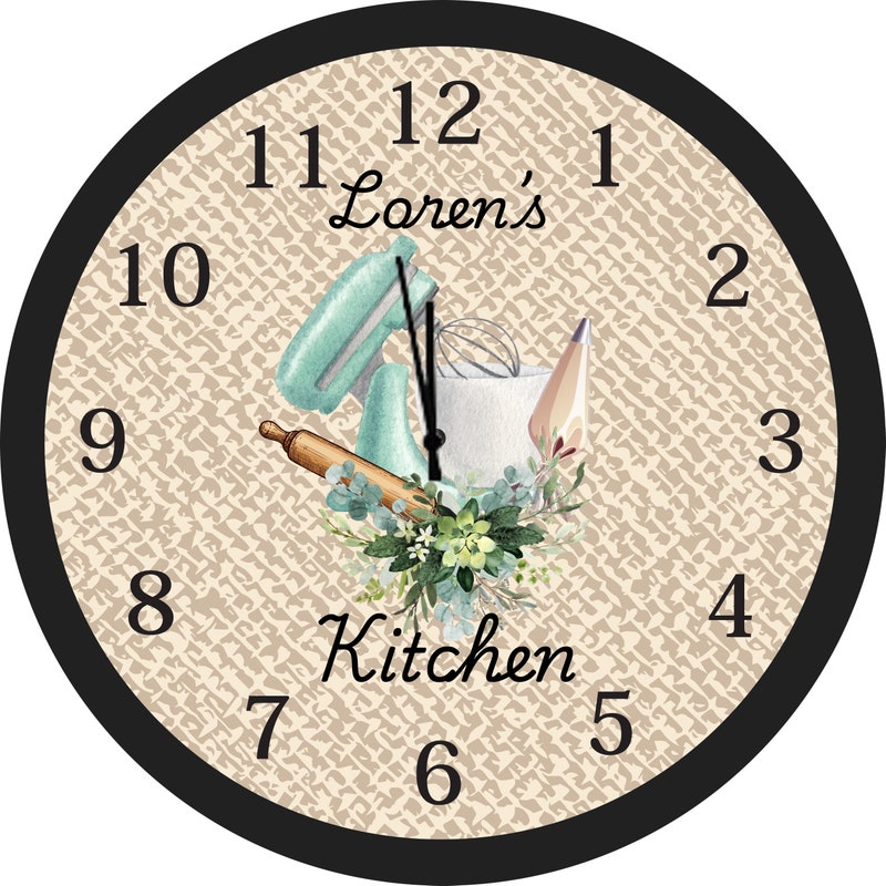 Kitchen Wall Clock - Etsy