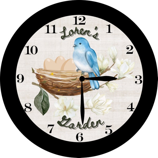 Birds Wall Clock - Etsy