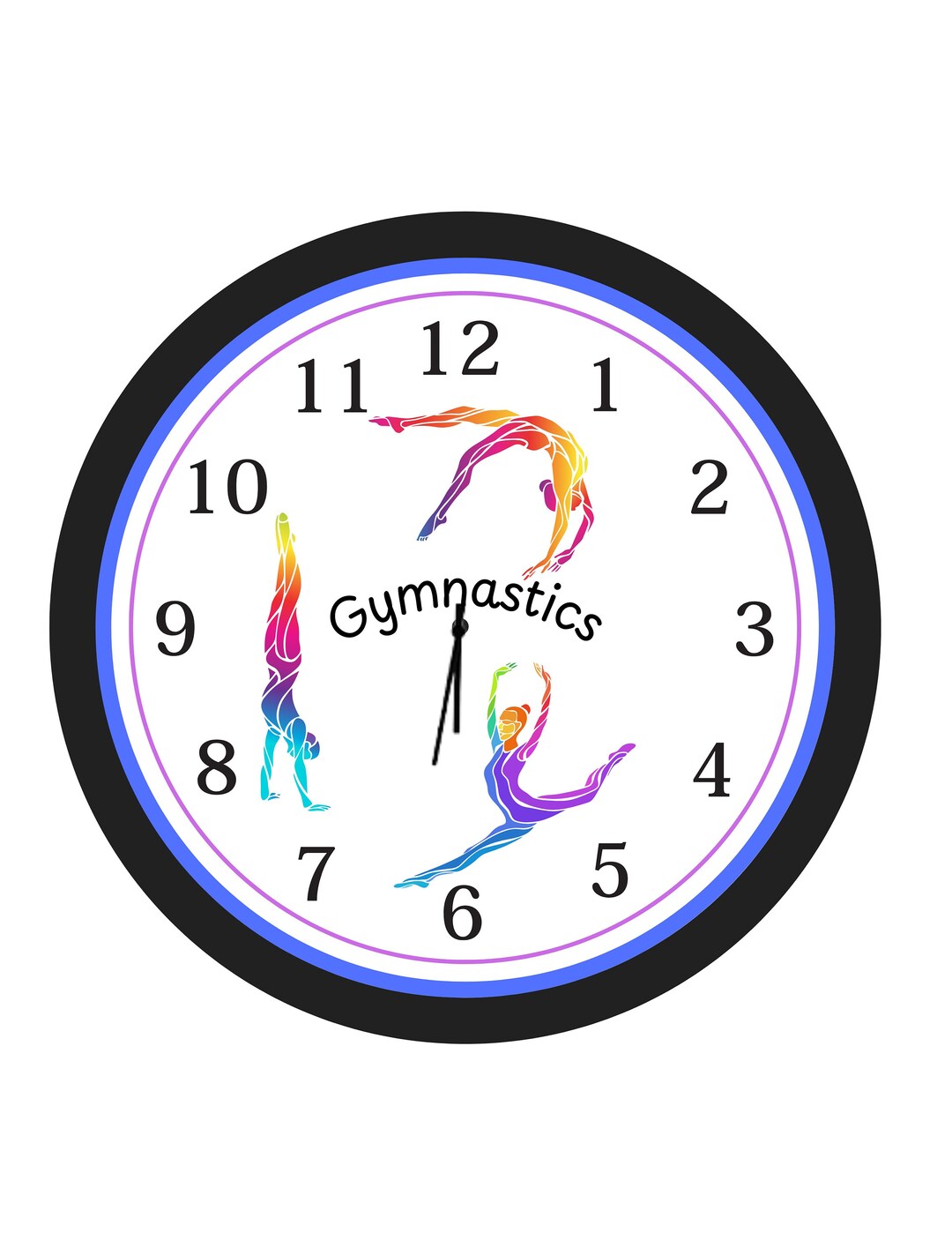 Personalized Gymnastics Clock - Decor - Etsy