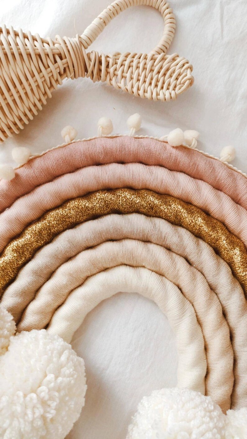 Macrame Rainbow / Babyroom Decor / Rainbow Decor / Nursery Rainbow ...