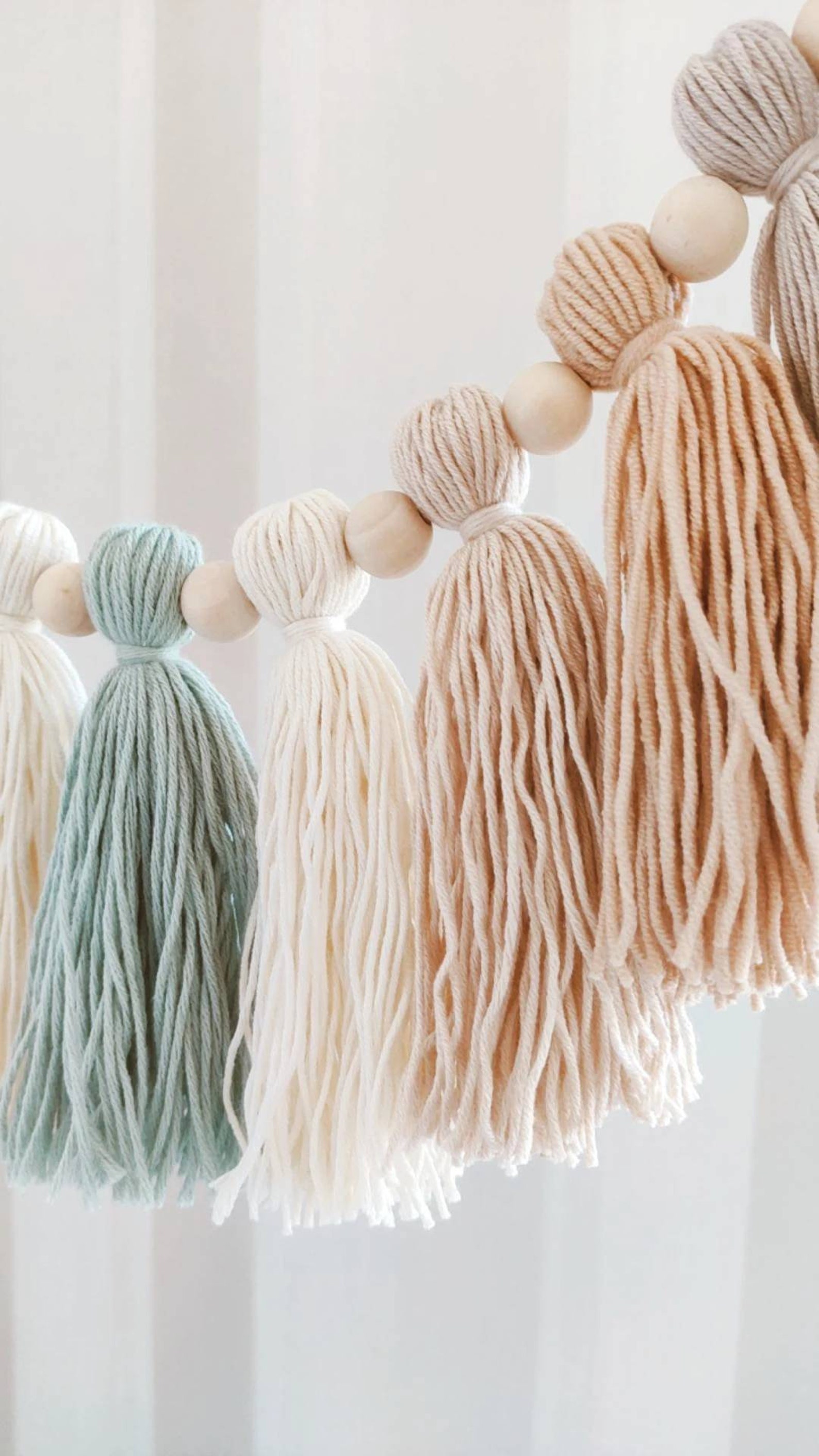 Tassel Banner / Tassel Garland / Macrame Tassel Banner / Bannière à ...