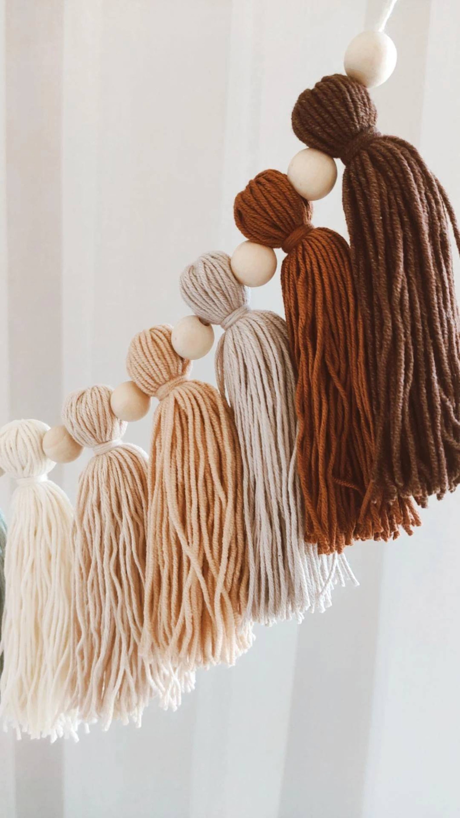 Tassel Banner / Tassel Garland / Macrame Tassel Banner / Bannière à ...