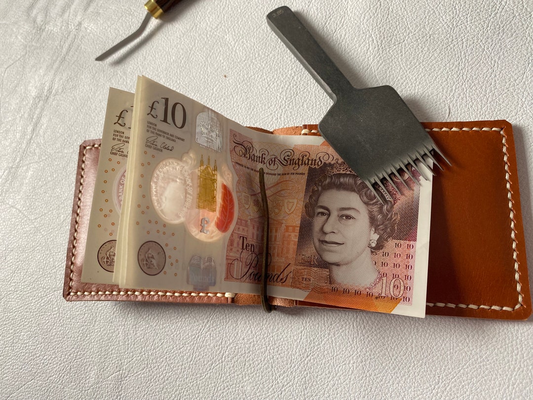 Hand-made Card Wallet With Money Clip. - Etsy UK