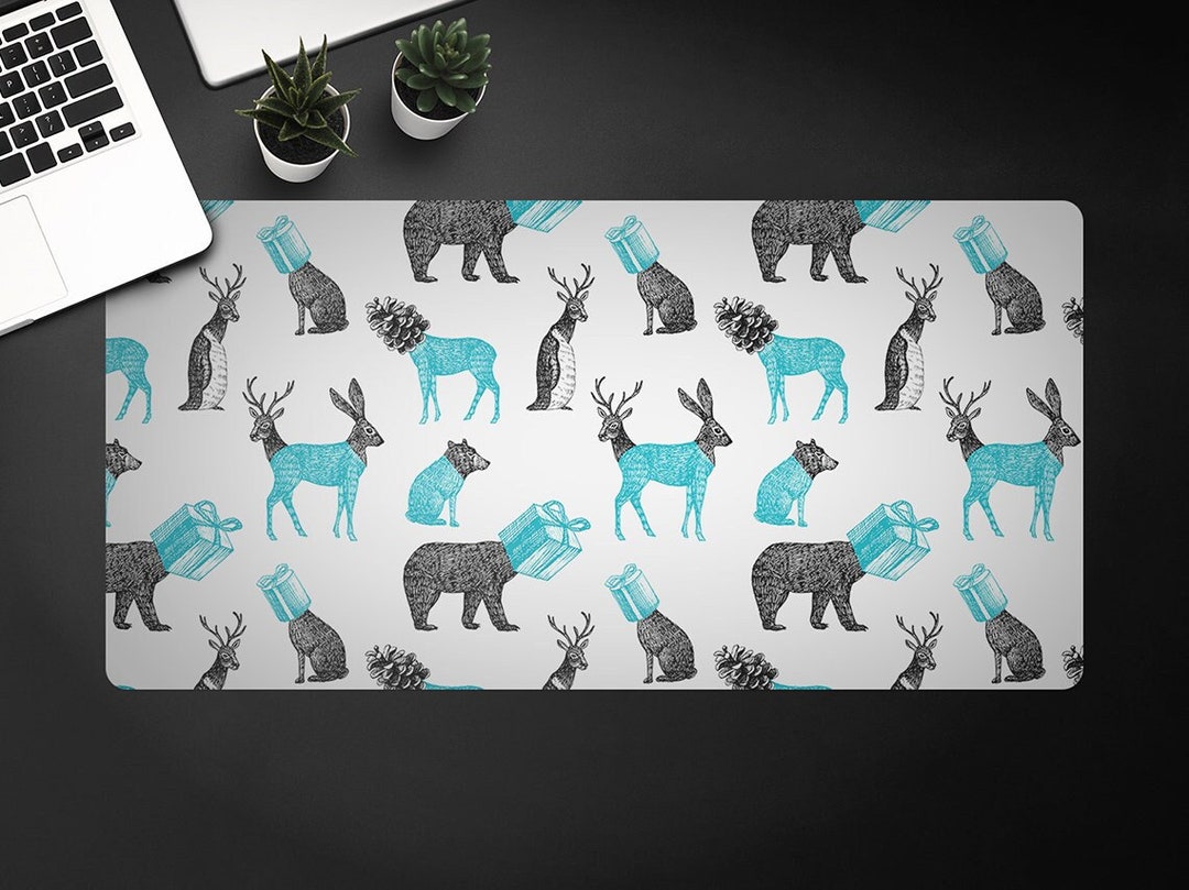 Desk Vinyl Mat Strange Animals Desk Pad Table Protection - Etsy
