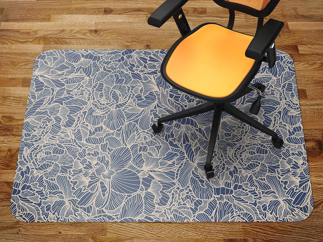 Chair Vinyl Mat Evening on Meadow Chair Pad Chair Mat - Etsy