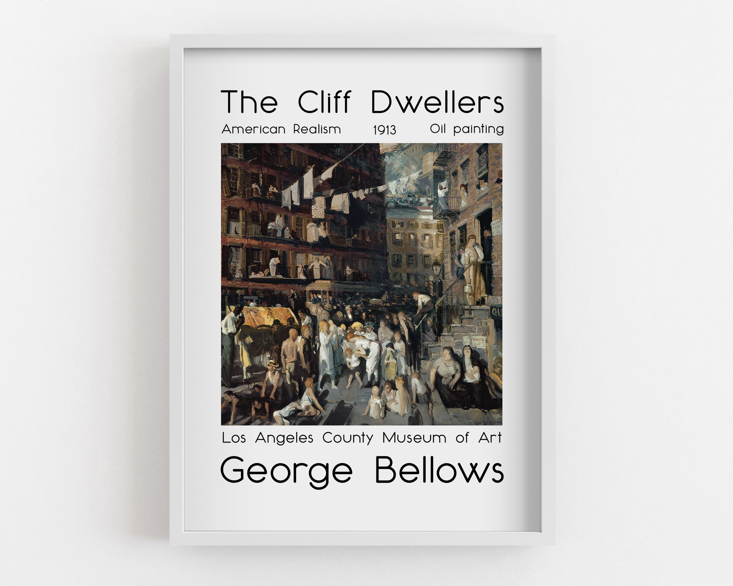 Cliff Dwellers George Bellows