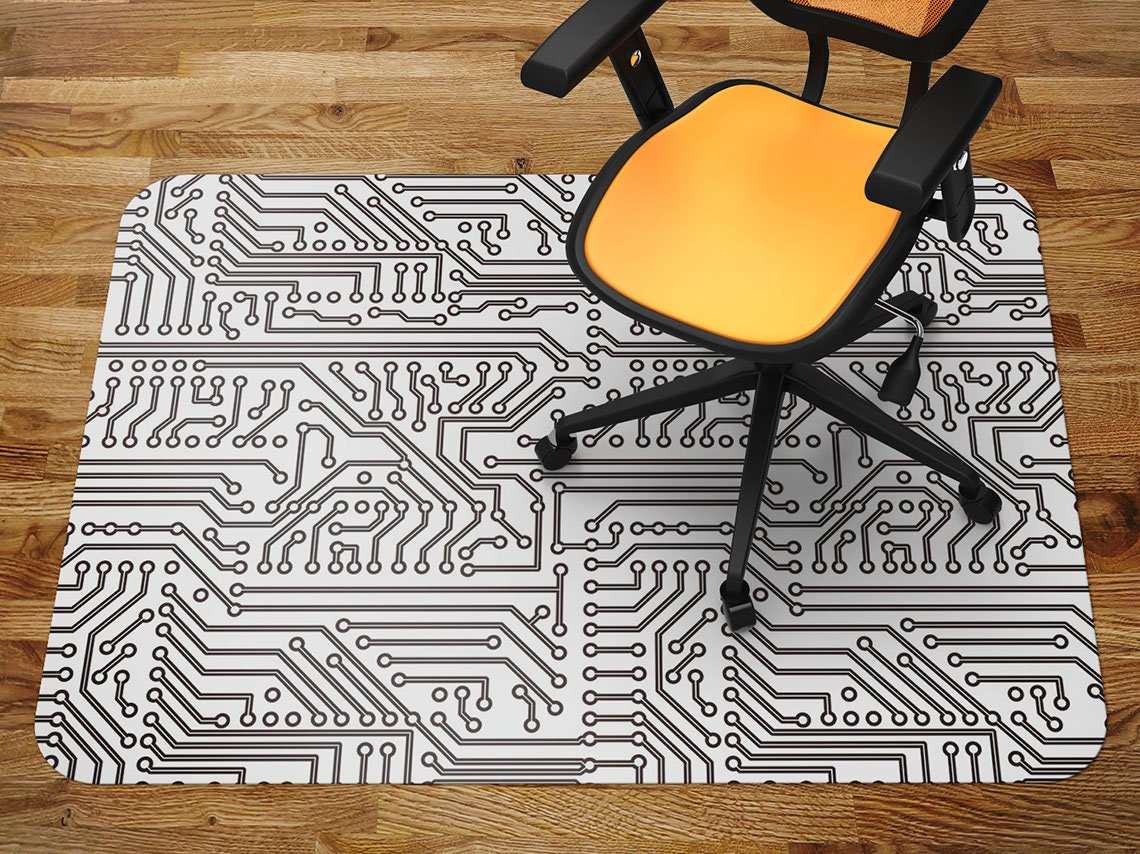 Circuit Board Pattern Floor
