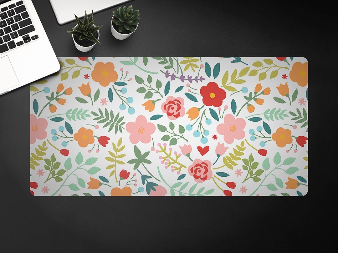 Desk Vinyl Mat Spring Day Wind Desk Pad Keyboard Pad - Etsy
