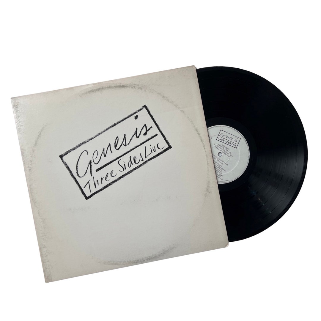 Genesis 1982 “three Sides Live” Vintage Vinyl Record Album 2xlp in ...