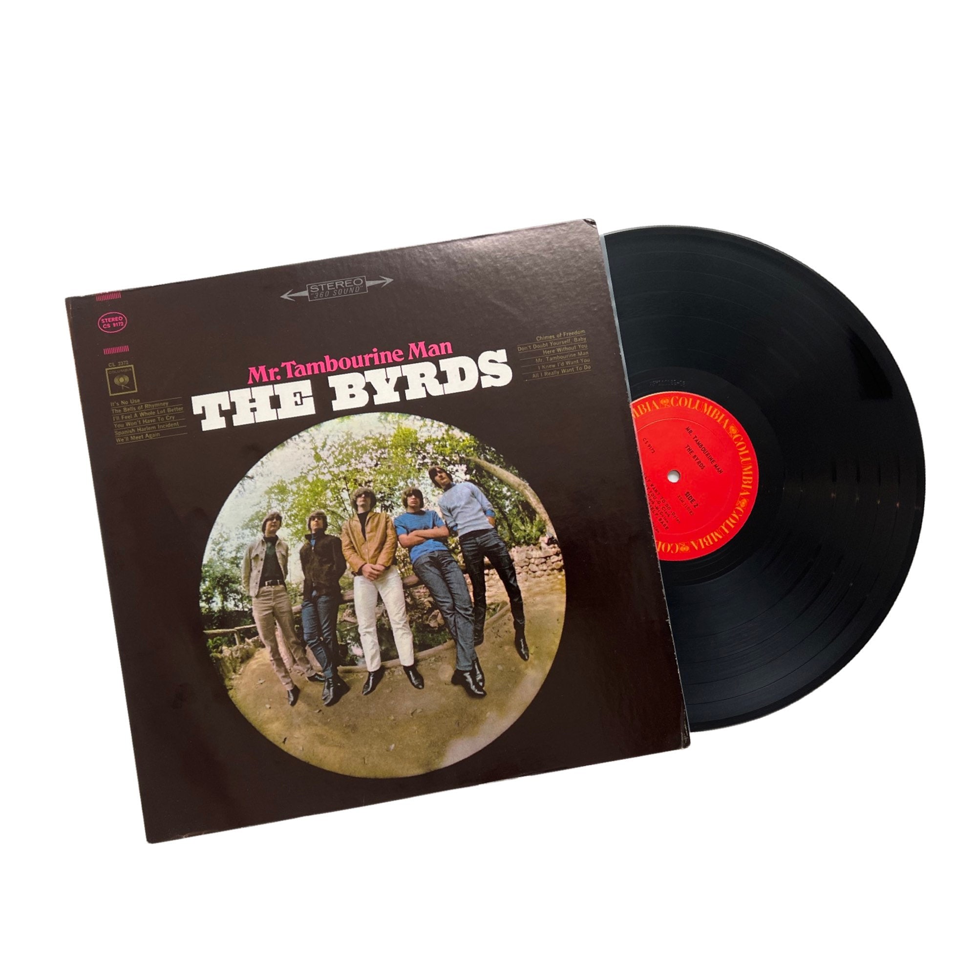 The Byrds “mr. Tambourine Man” Vintage Vinyl Record Album LP - Etsy