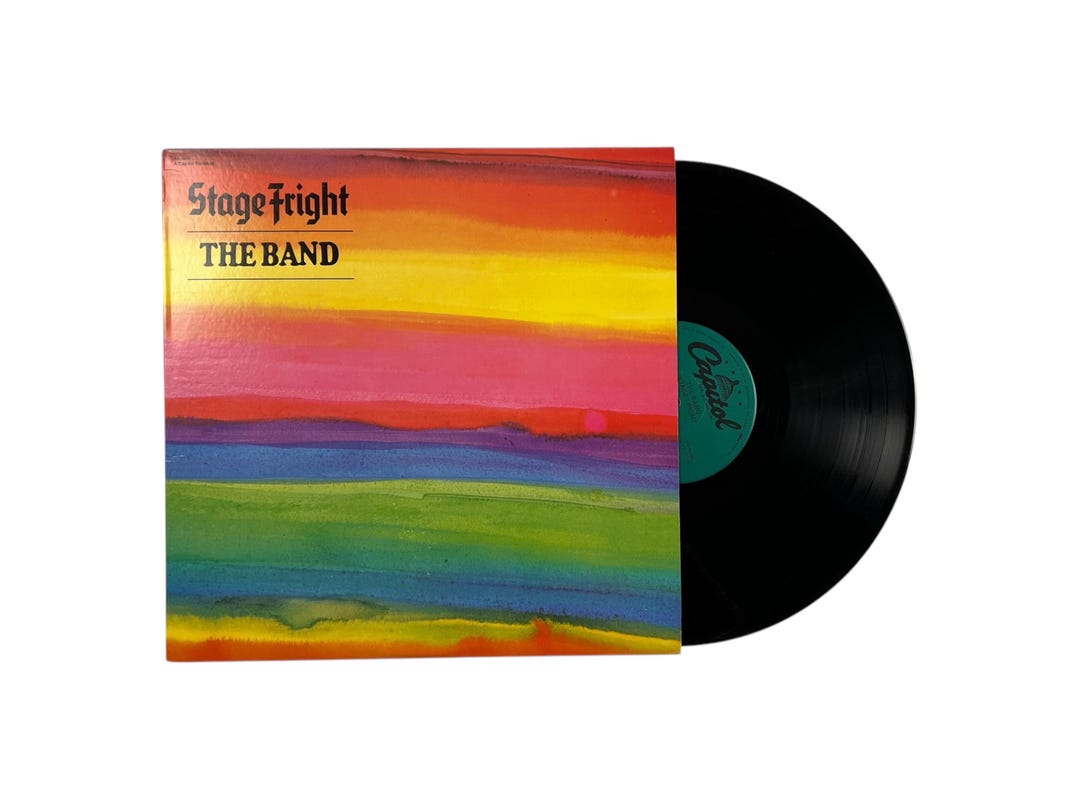 The Band “stage Fright” Vintage Vinyl Record Album LP Featuring "the ...