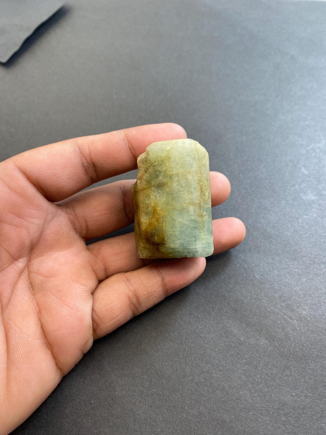 Raw Beryl Crystals: Natural Rough Gemstone, July Birthstone (287 Carats ...