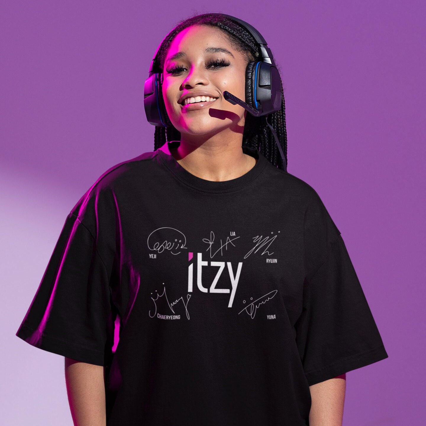 K-pop/itzy Logo Signatures Names Yeji Lia Ryujin - Etsy Finland