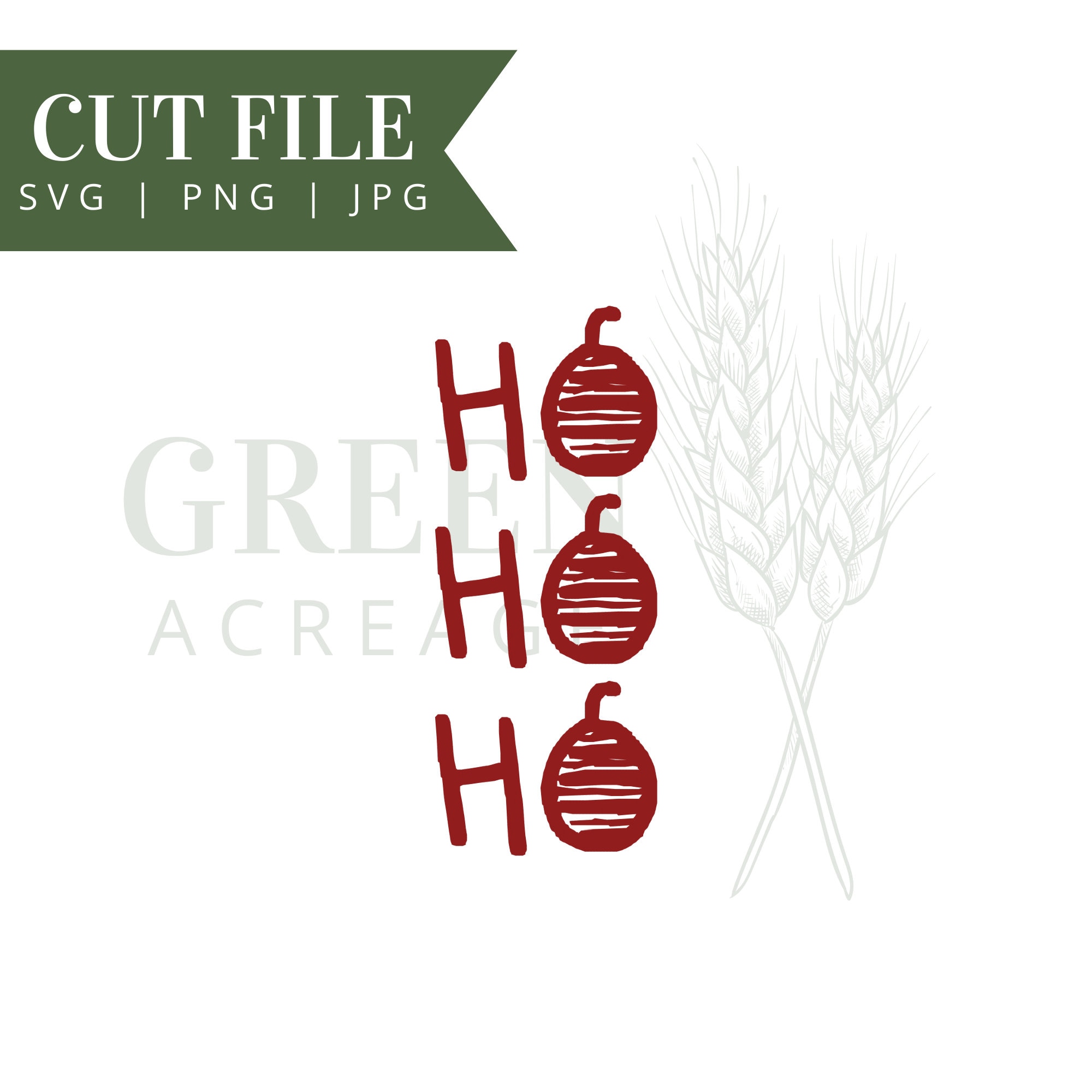Hohoho SVG Svg Files Cutting Files Cricut Files Winter - Etsy