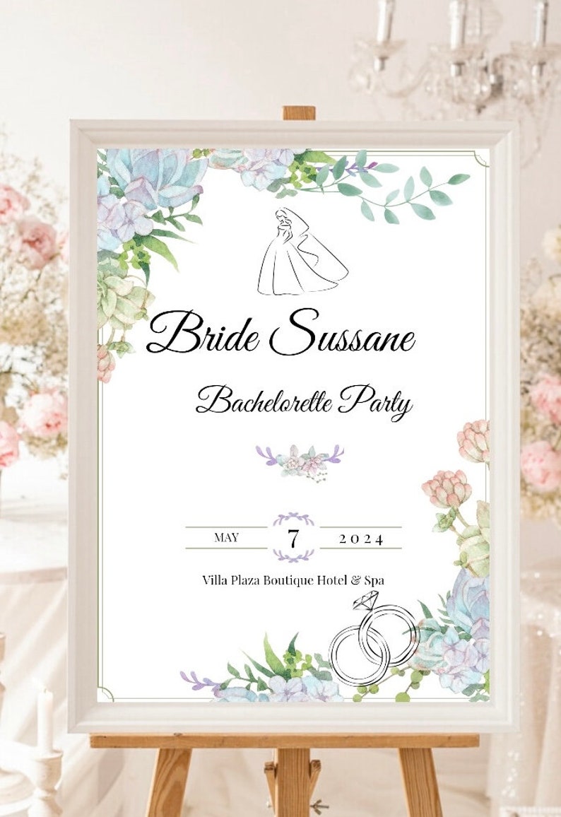 Bachelorette Poster for Your Elegant and Original Party. One Big ...