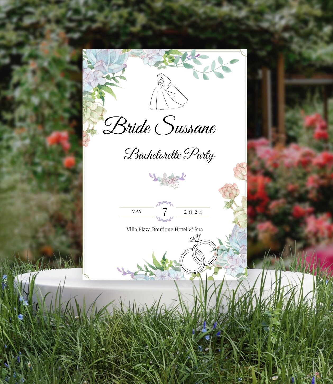 Bachelorette Poster for Your Elegant and Original Party. One Big ...